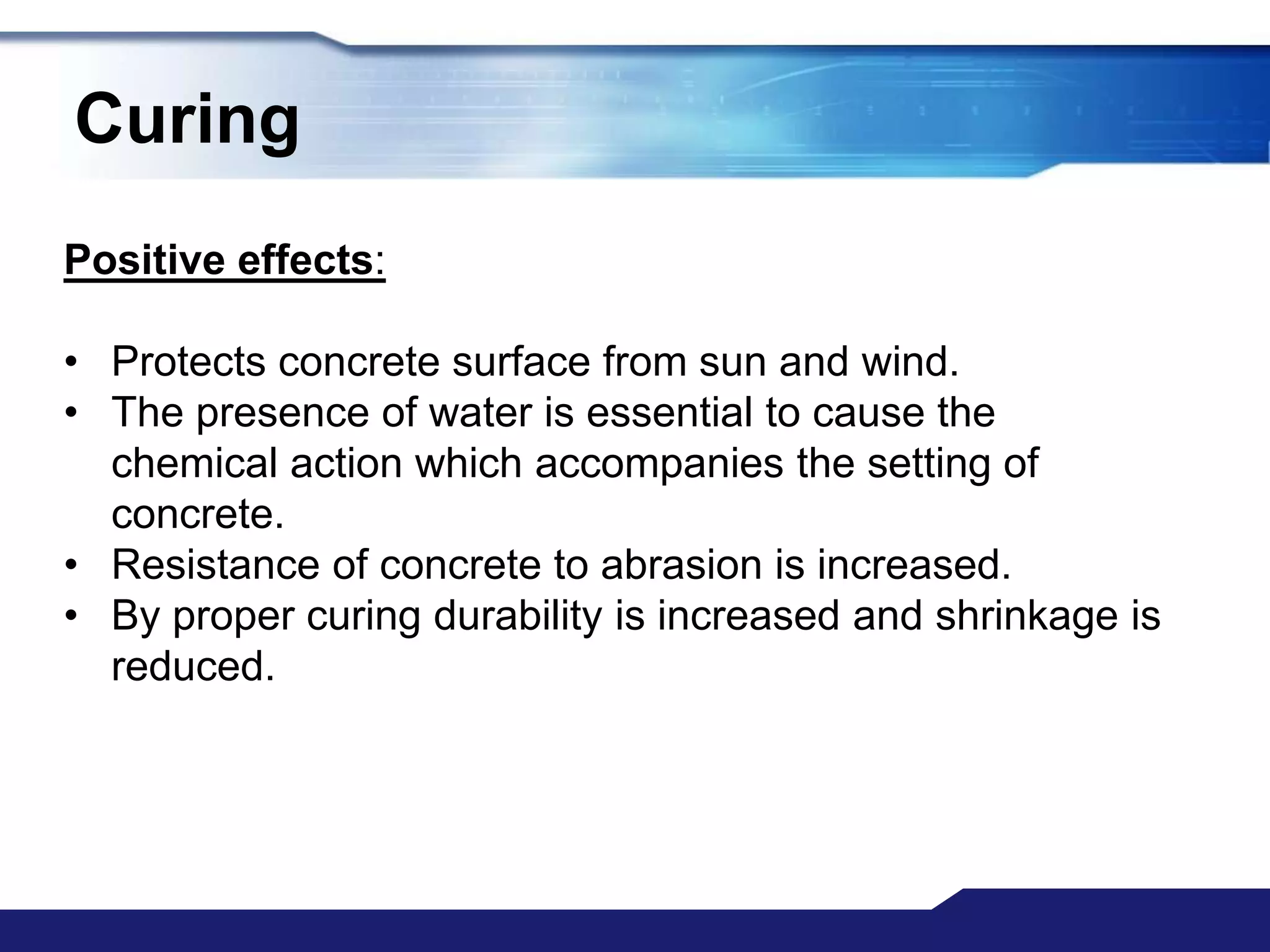 Factor effecting the strength of concrete | PPTX