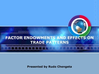 Factor Endowments And Effect On Trade | PPT