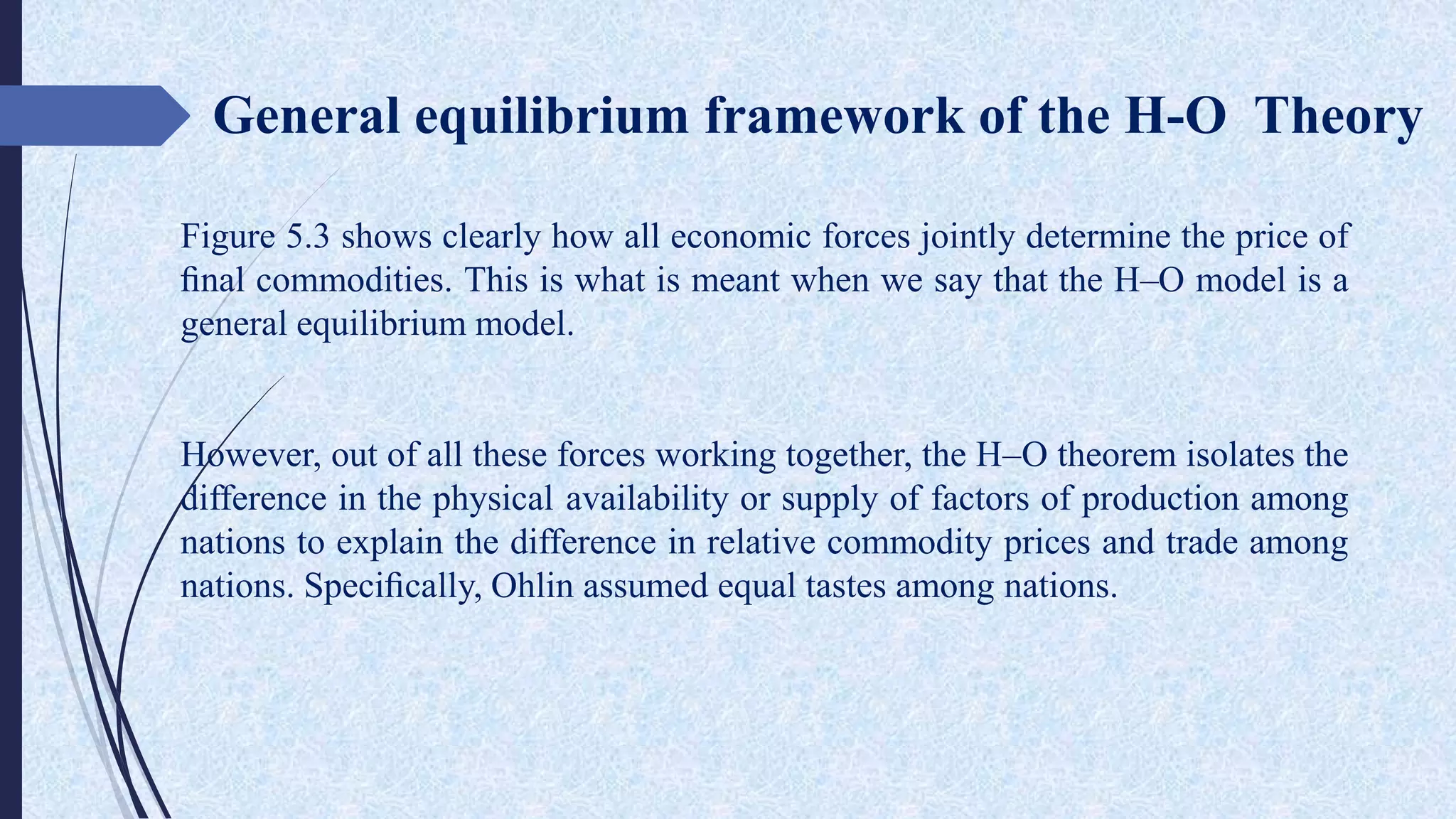 Factor endowments and the heckscher ohlin theory (chapter 5) | PPTX