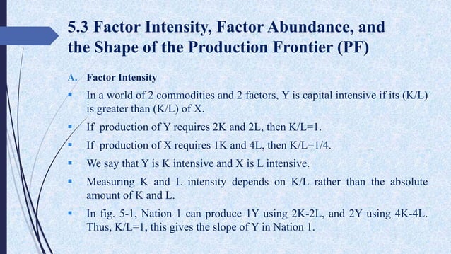 Factor endowments and the heckscher ohlin theory (chapter 5) | PPT