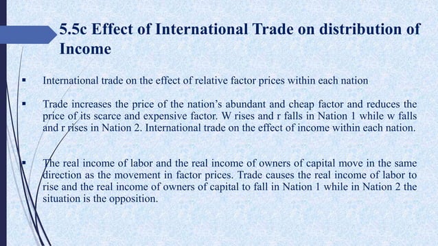Factor endowments and the heckscher ohlin theory (chapter 5) | PPTX ...