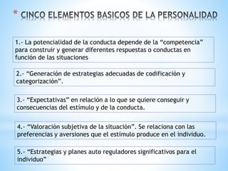 Factores cognitivos que influyen en la personalidad | PPTX