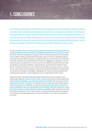 Factores de exclusión educativa: modelo analítico y propuestas de ...