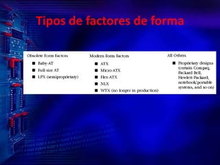 Factores de forma | PPTX