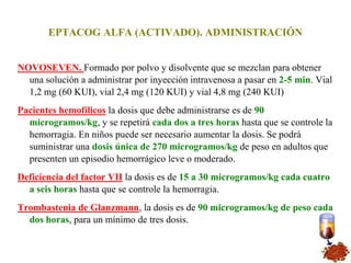 Factores de la coagulación | PDF