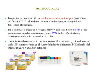 Factores de la coagulación | PDF