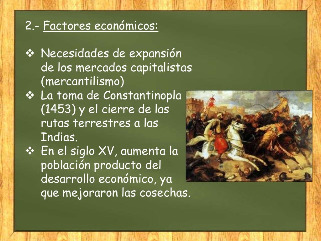 Factores de la expansión europea siglo XV