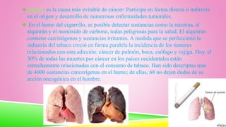 Factores de riesgo del cáncer | PPTX