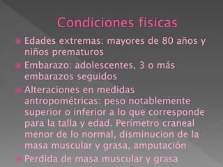 Factores de riesgo nutricional | PPTX