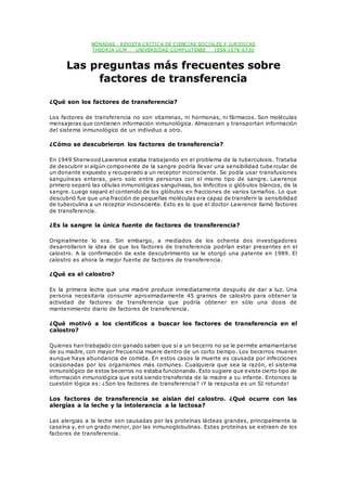 Factores de transferencia | DOCX