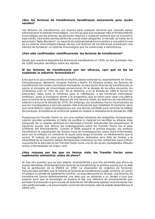 Factores de transferencia | DOCX