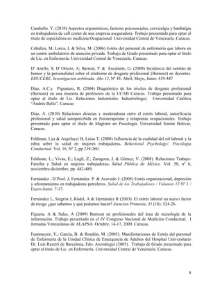 Factores psicosociales en venezuela | PDF | Descarga Gratuita