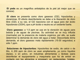 Factores quimicos que influyen en el crecimiento microbiano | PPTX