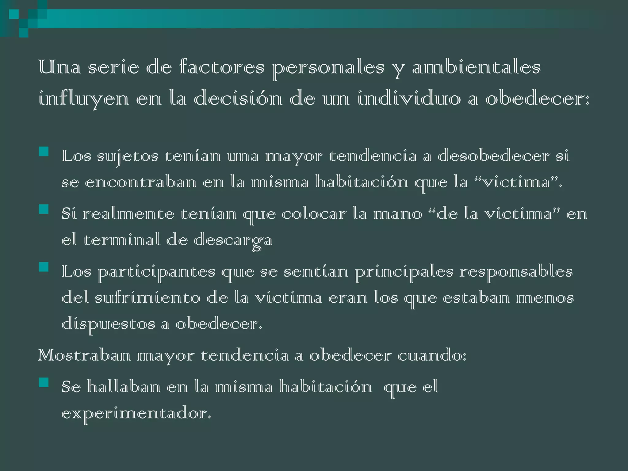 Factores sociales y culturales en la conducta | PPS