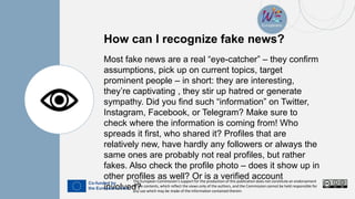 Fact or fake.pptx | Social Networking | Internet