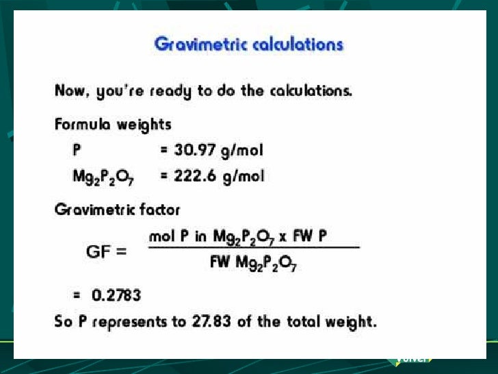 Factor gravimetrico[2]