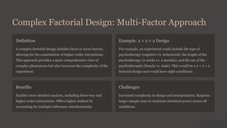 Fa"Factorial Design: A Comprehensive Approach to Studying Multiple ...