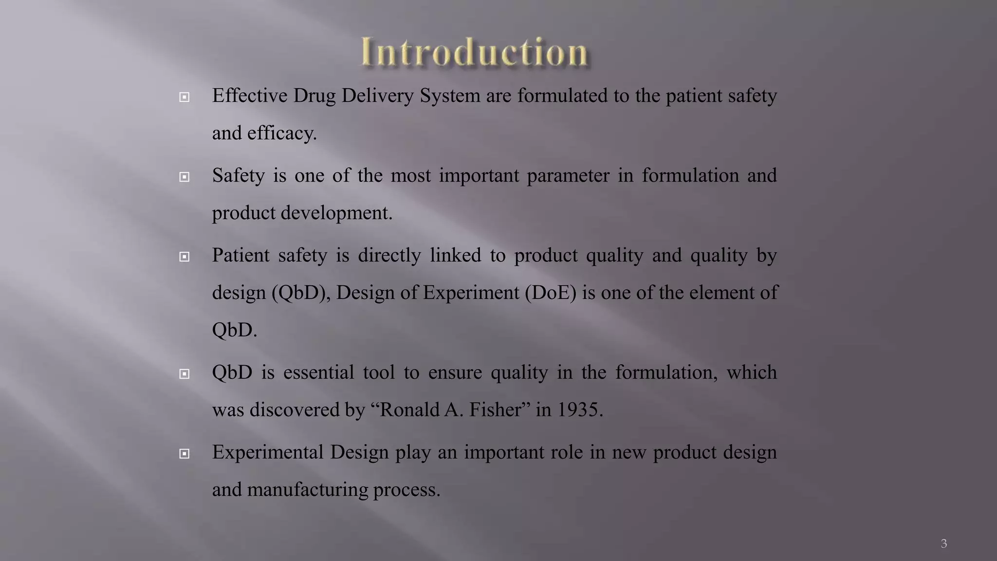 Factorial Design And Application In Formulation Pptx Physics Science