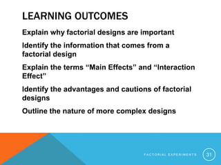 Factorial_Designs (1).pptx | Sleep Disorders | Diseases and Conditions
