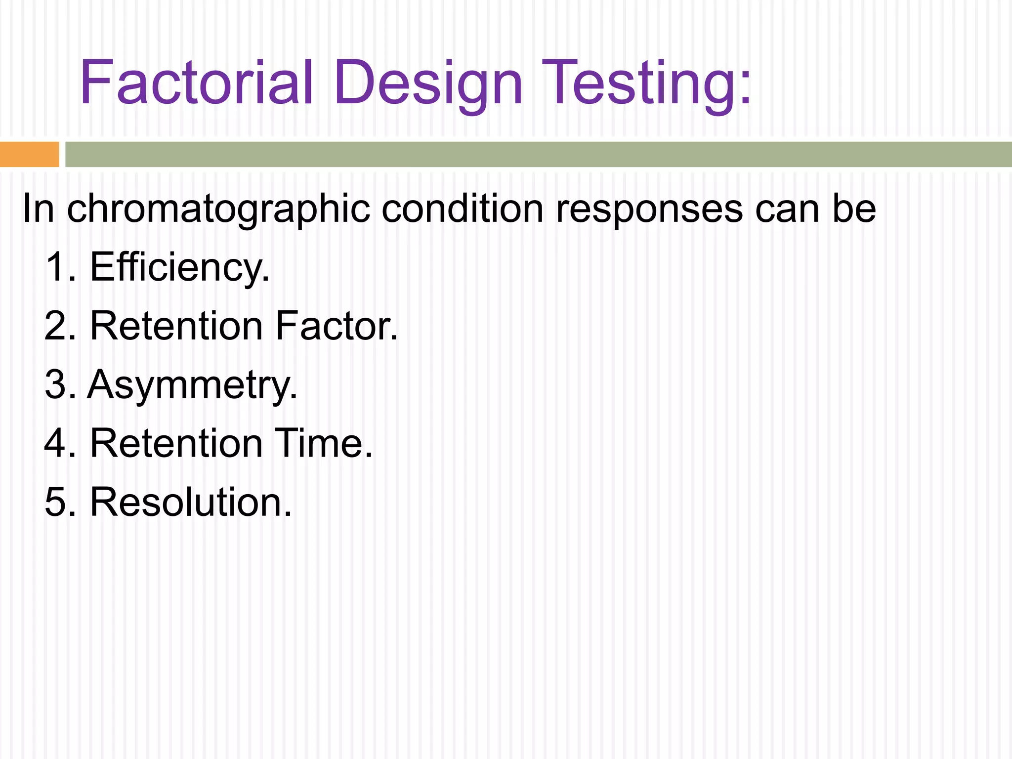 Factorial design \Optimization Techniques | PPTX