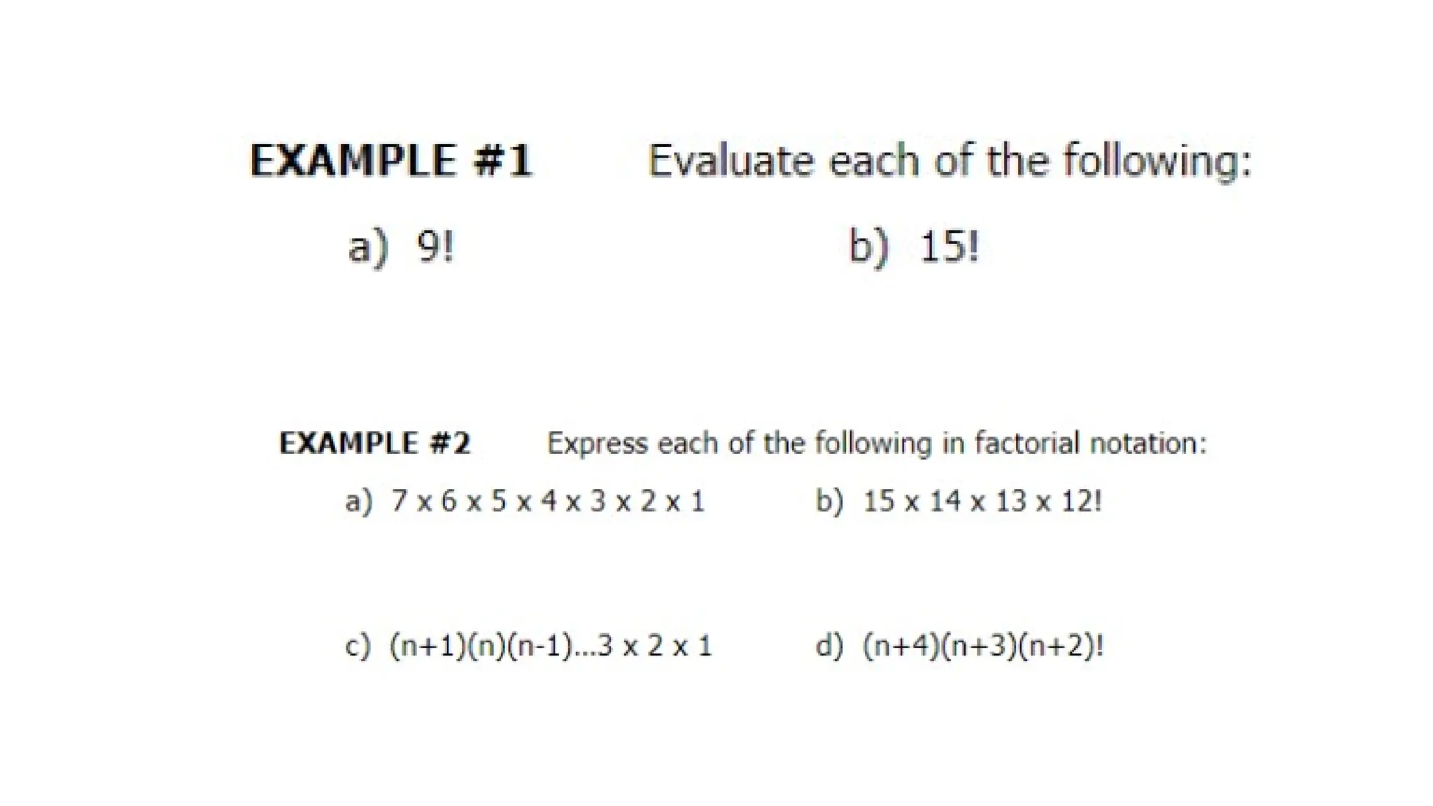 Factorial Notation in Bachelor of Science in Statistics | PPT