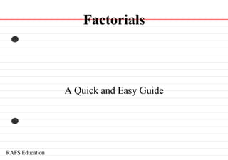 How To Use Factorial Notation: Process And Examples Video, 44% OFF