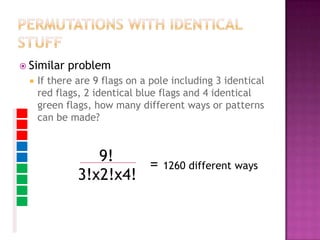 Factorials permutations and_combinations_using_excel | PPTX | Lotteries and Scratchcards | Shopping