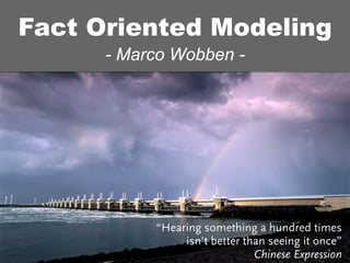 Fact oriented modeling | PPT