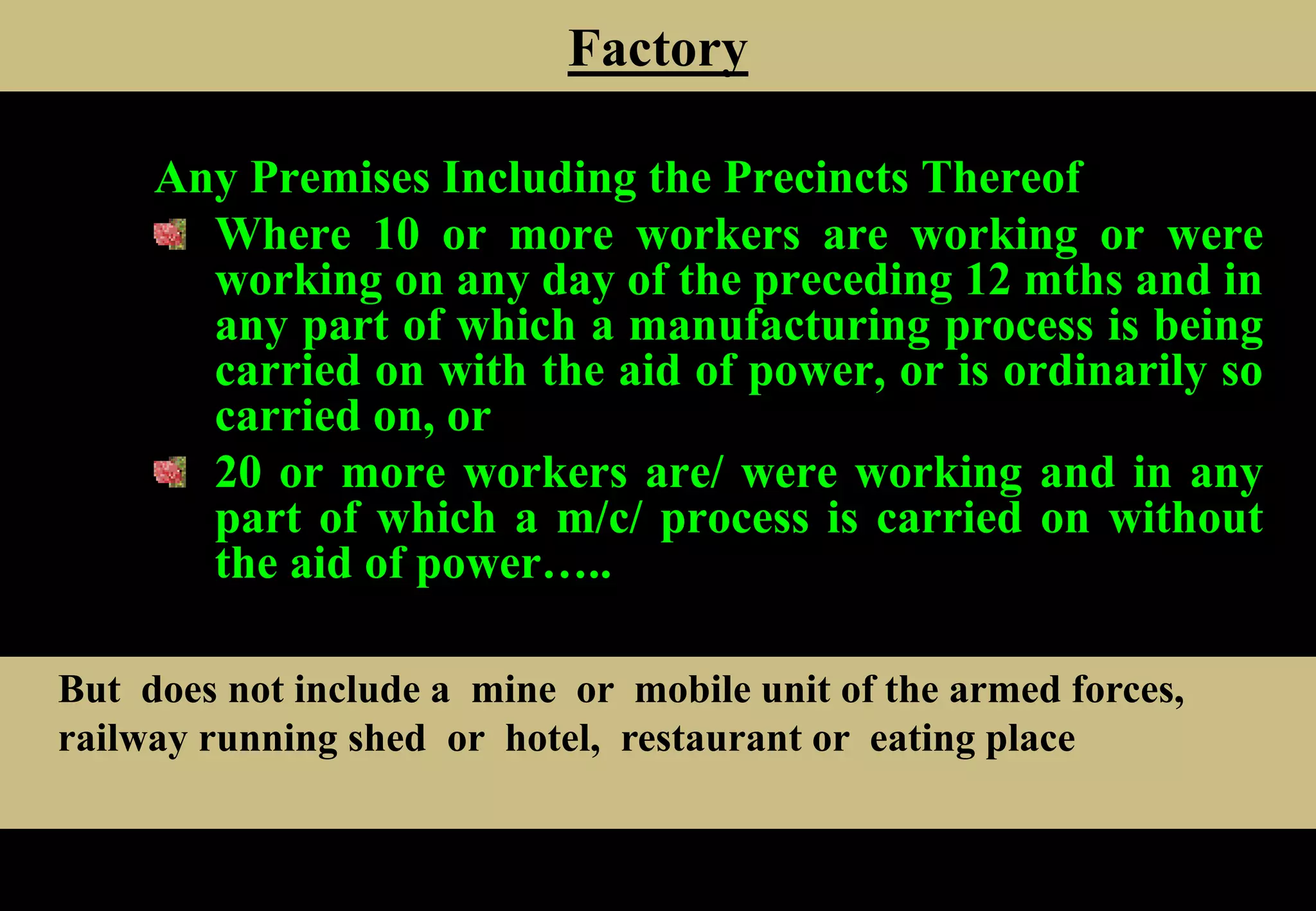 Factories -ACT & RULE.ppt