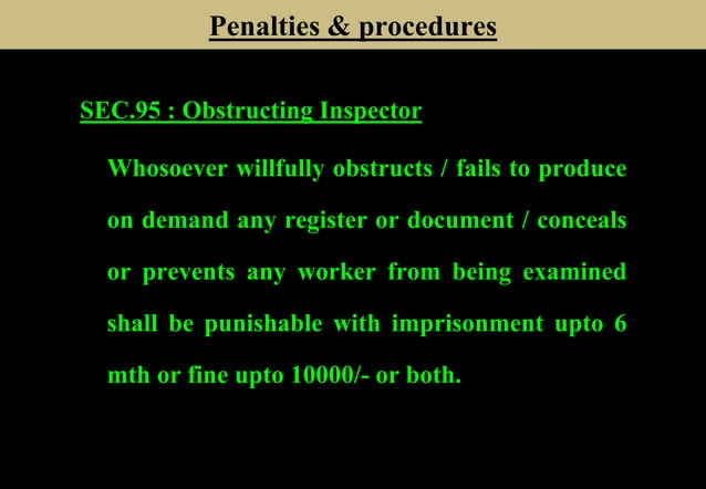 Factories -ACT & RULE.ppt | Manufacturing Industry | Industries