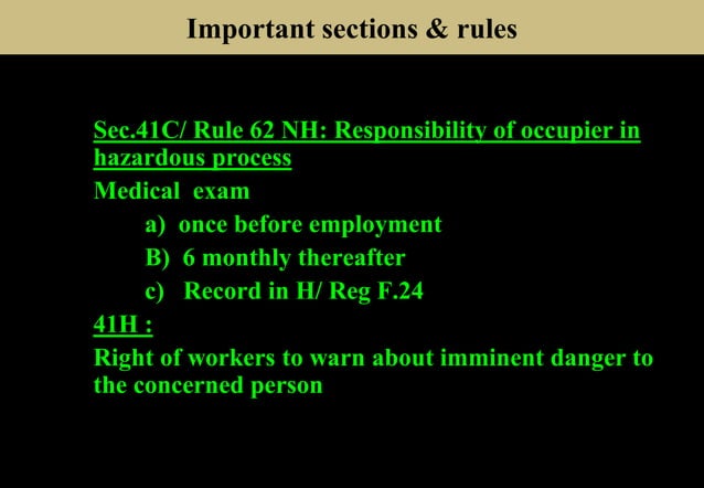 Factories -ACT & RULE.ppt | Manufacturing Industry | Industries