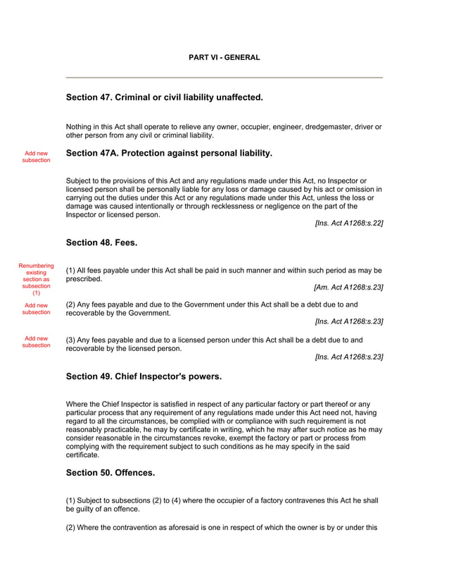 Factories And Machinery Act 1967 Revised 1974 Malaysia | PDF ...