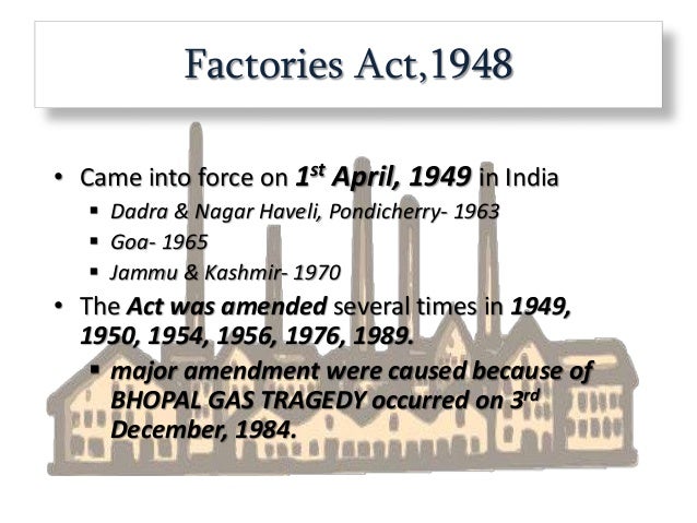 Factories act