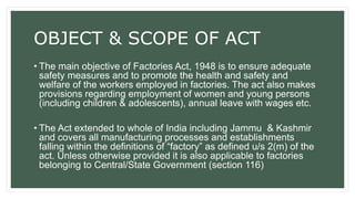 Factories act | PPTX