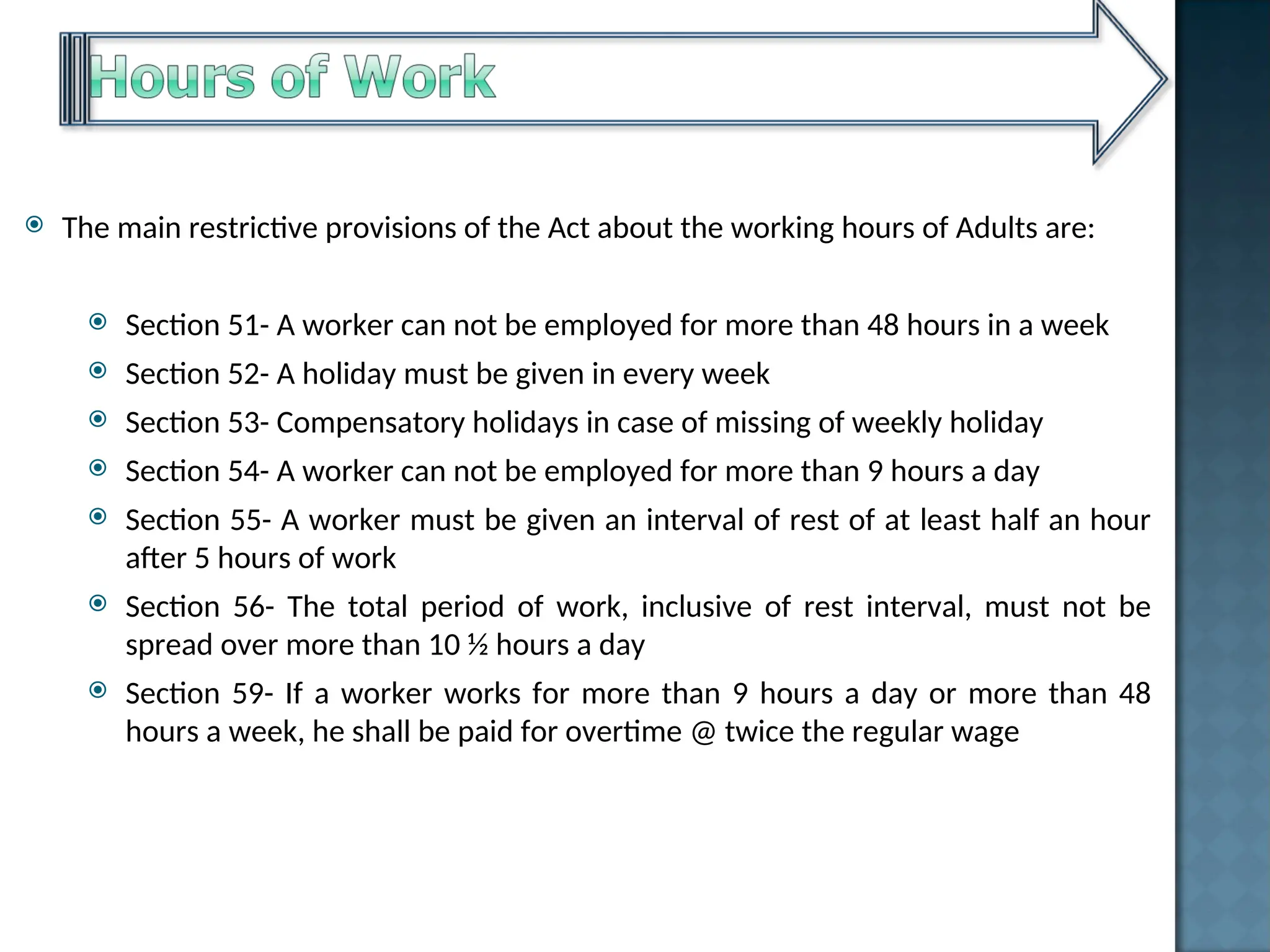 Factories Act 1948.ppt for the students college | PPT