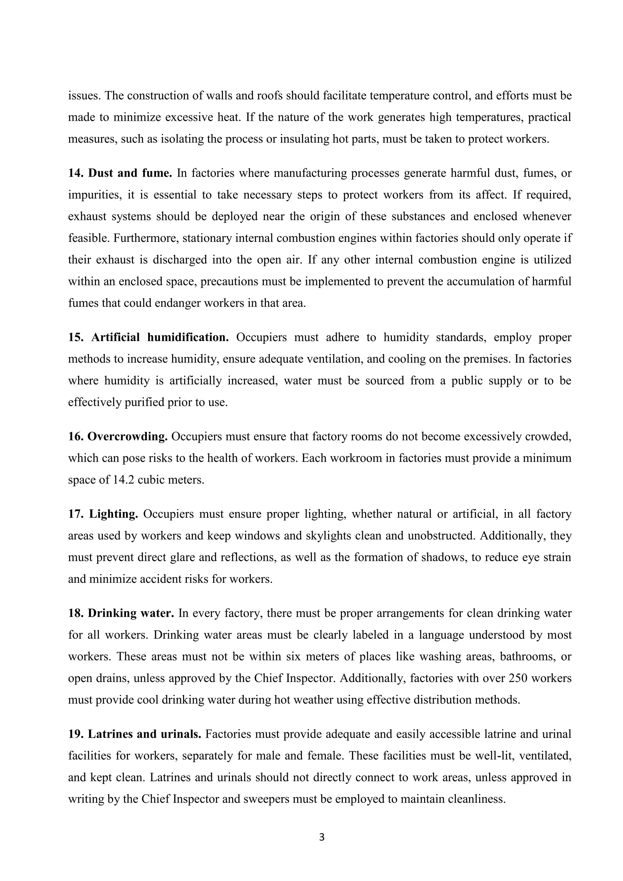 Factories Act, 1948 for ISO 45001 :2018 In data | PDF
