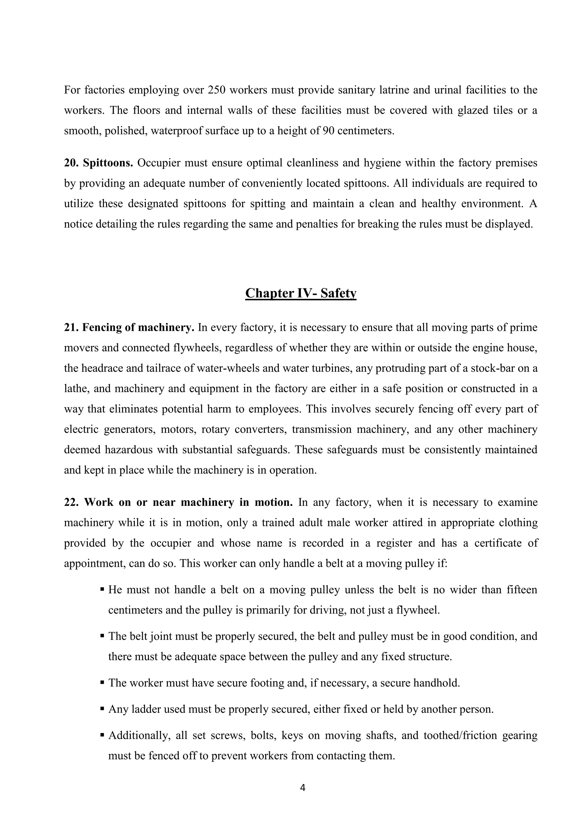 Factories Act, 1948 for ISO 45001 :2018 In data | PDF