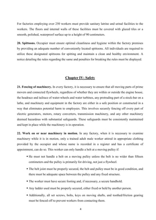 Factories Act, 1948 for ISO 45001 :2018 In data | PDF