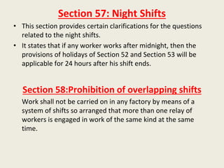 Factories Act,1948 (5) Working Hours of Adult | PPTX