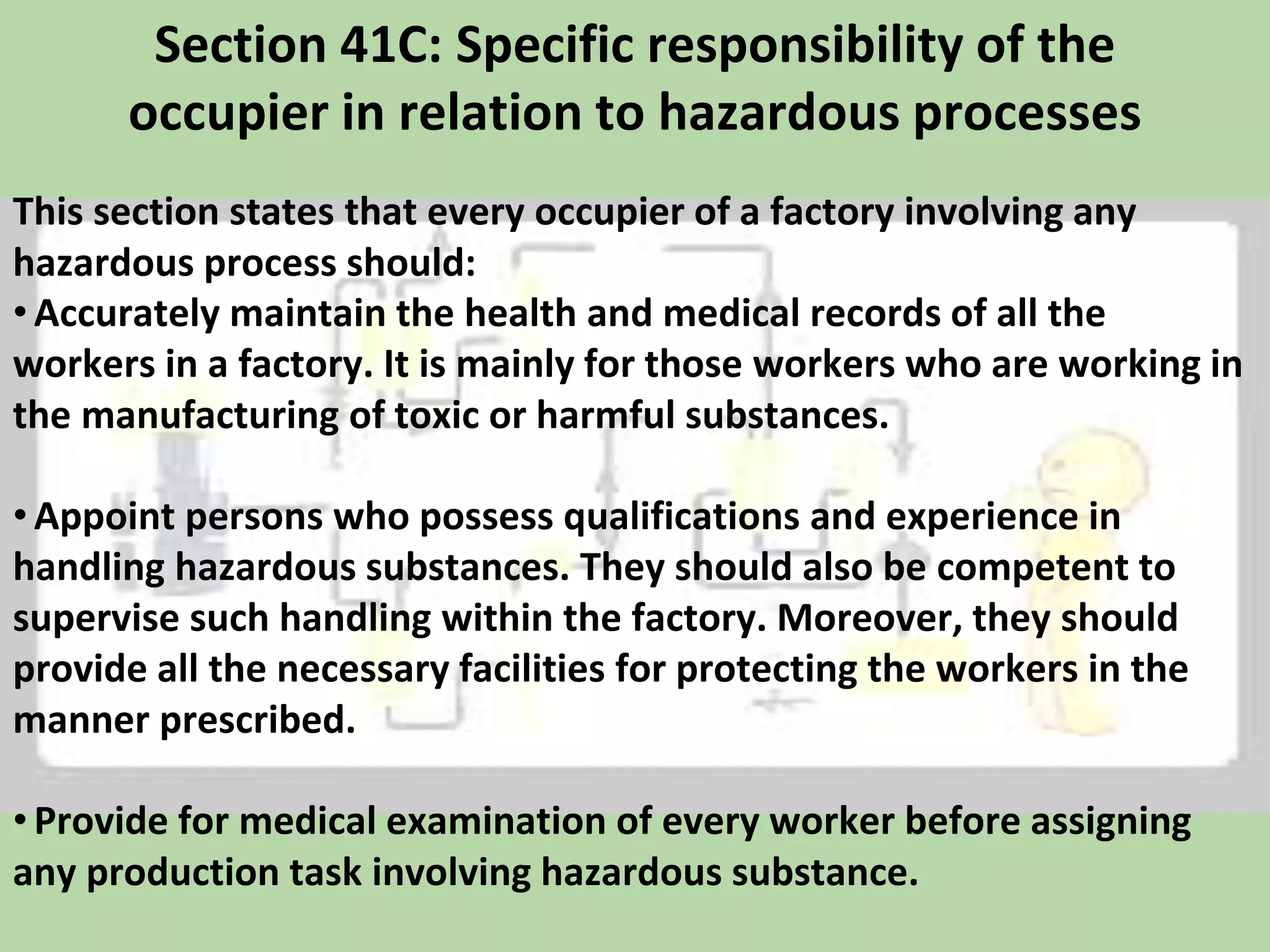 Factories Act,1948 (6) Hazardous Process & Employment of Young Persons ...