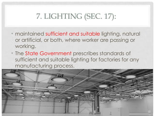 Factories act 1948 sec11 to 20.pptx by Revati | PPTX
