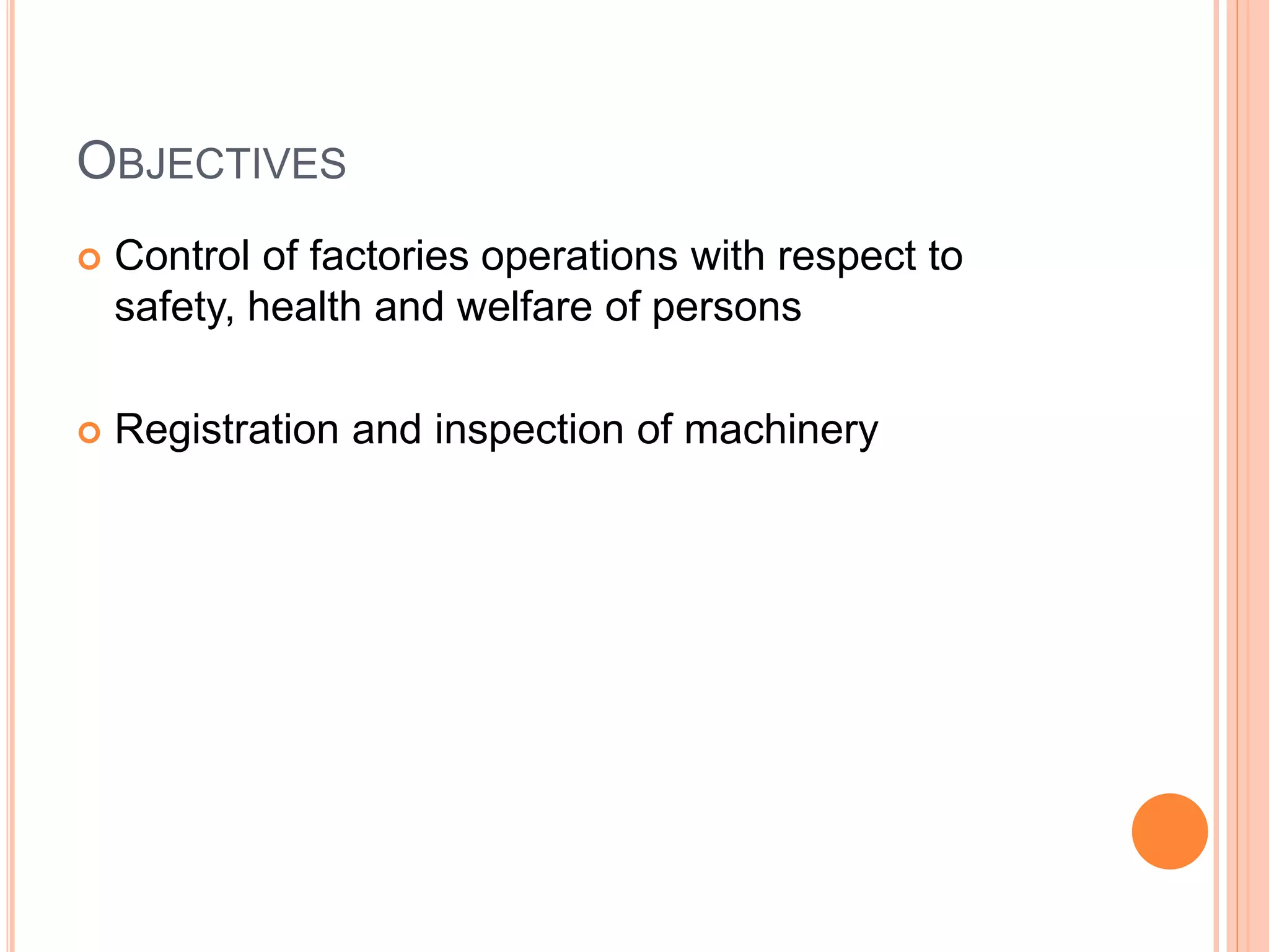 Factories and machinery act 1967 (fma 1967 | PPTX