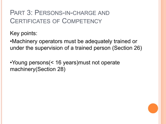 Factories and machinery act 1967 (fma 1967 | PPTX