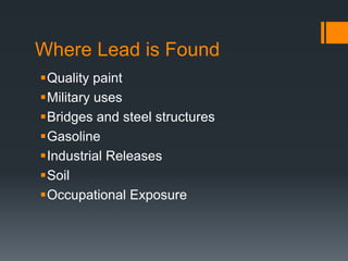 FACTORIES AND MACHINERY (LEAD) REGULATIONS 1984.pptx