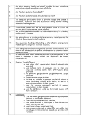 Factories checklist | PDF