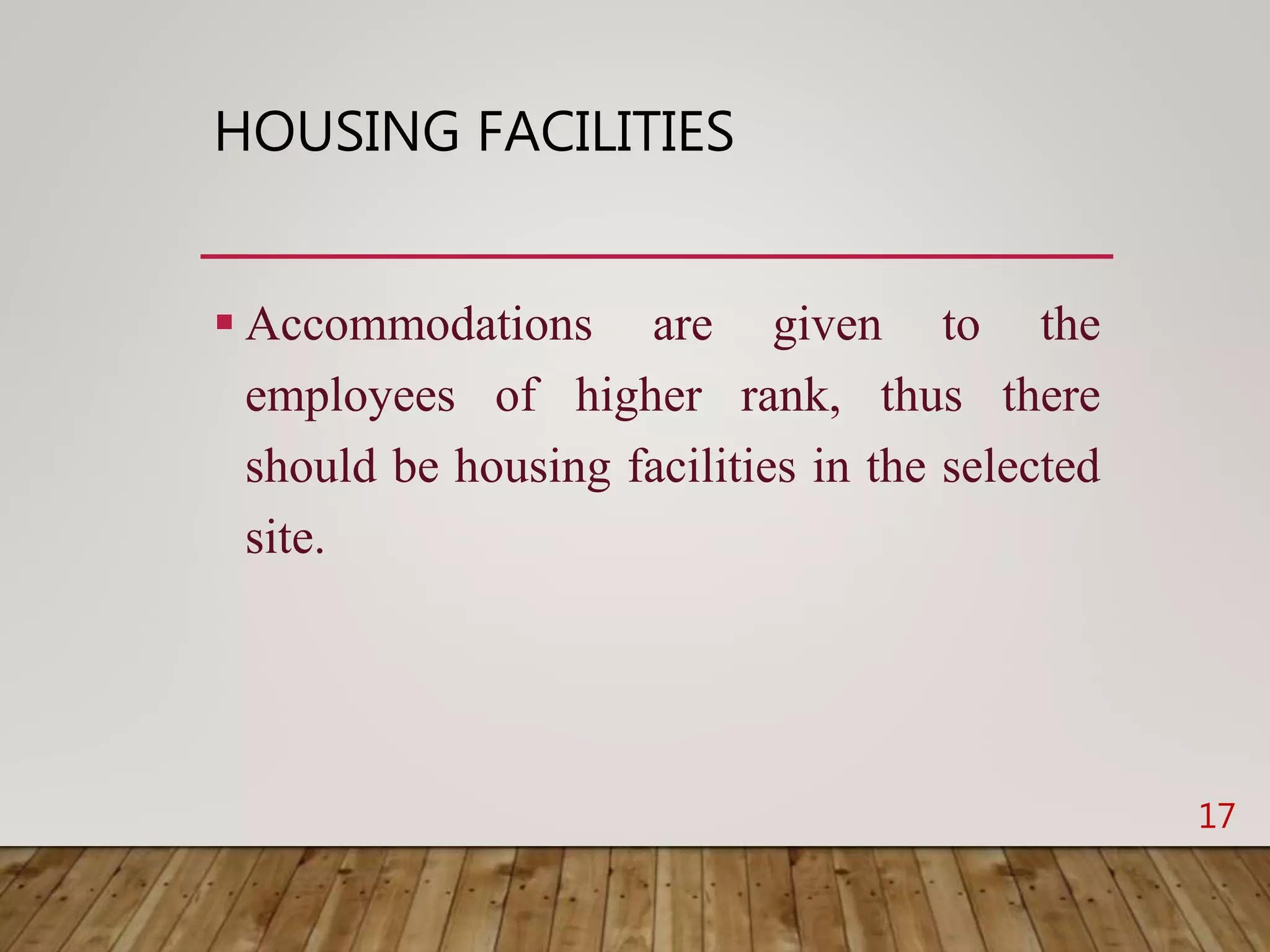 Factor influence the selection of plant location | PPTX