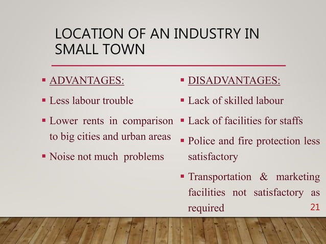 Factor influence the selection of plant location | PPTX | Industrial ...