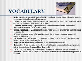 Factoring | PPT