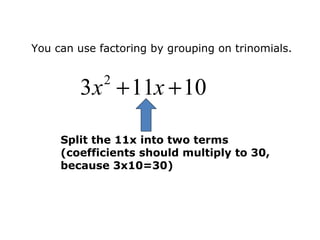 Factoring | PDF