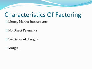 Factoring | PPTX | Debt Factoring & Invoice Discounting | Business ...